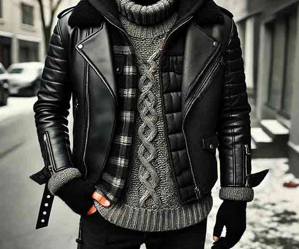 How to Layer Under Your Jacket for Cold Weather? – MARA Leather