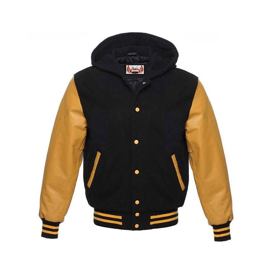 Varsity Jackets Leather Sleeves | Leather Letterman Jackets – MARA Leather