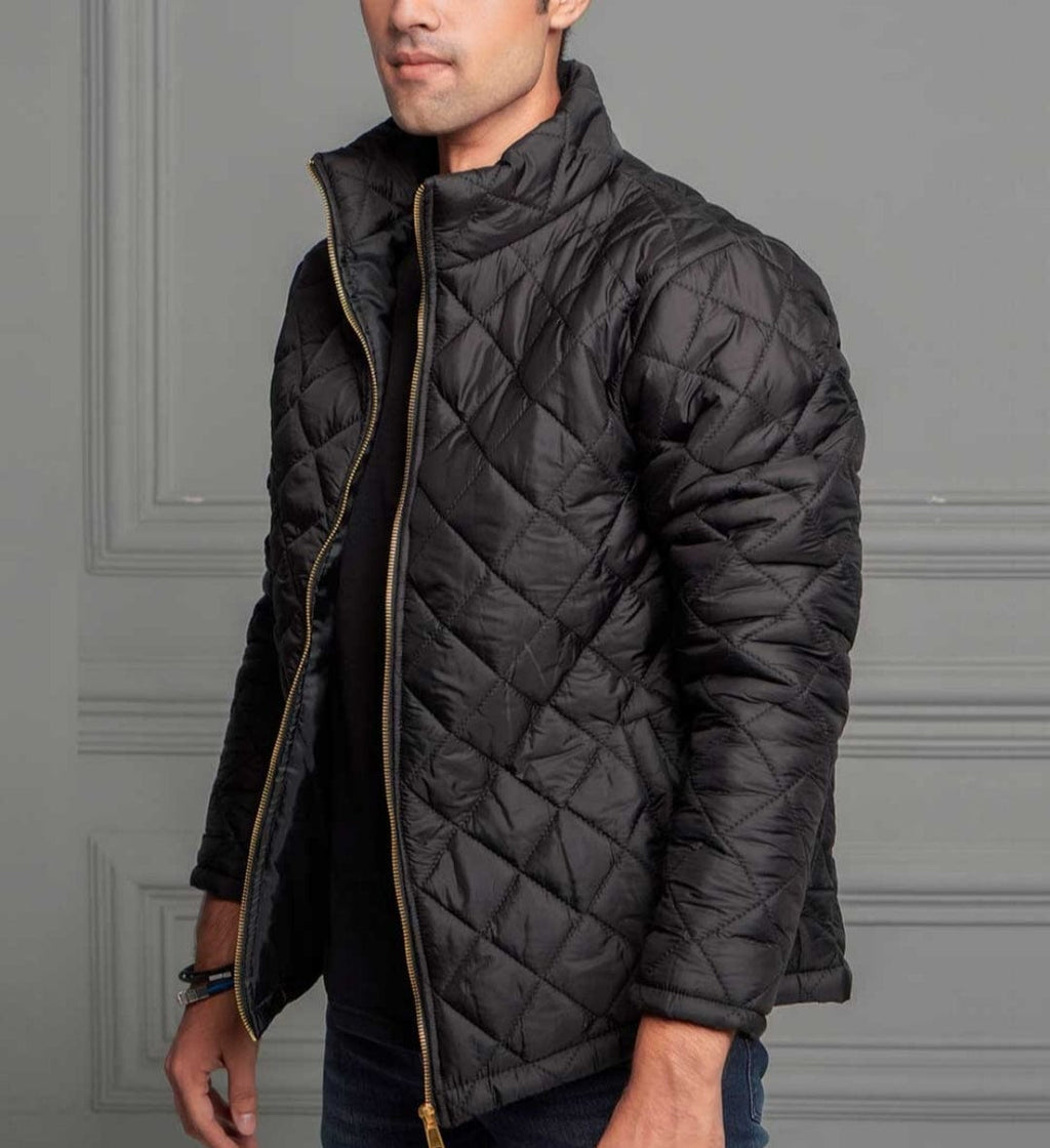 Men's Quilted Puffer Jacket for Winters – MARA Leather