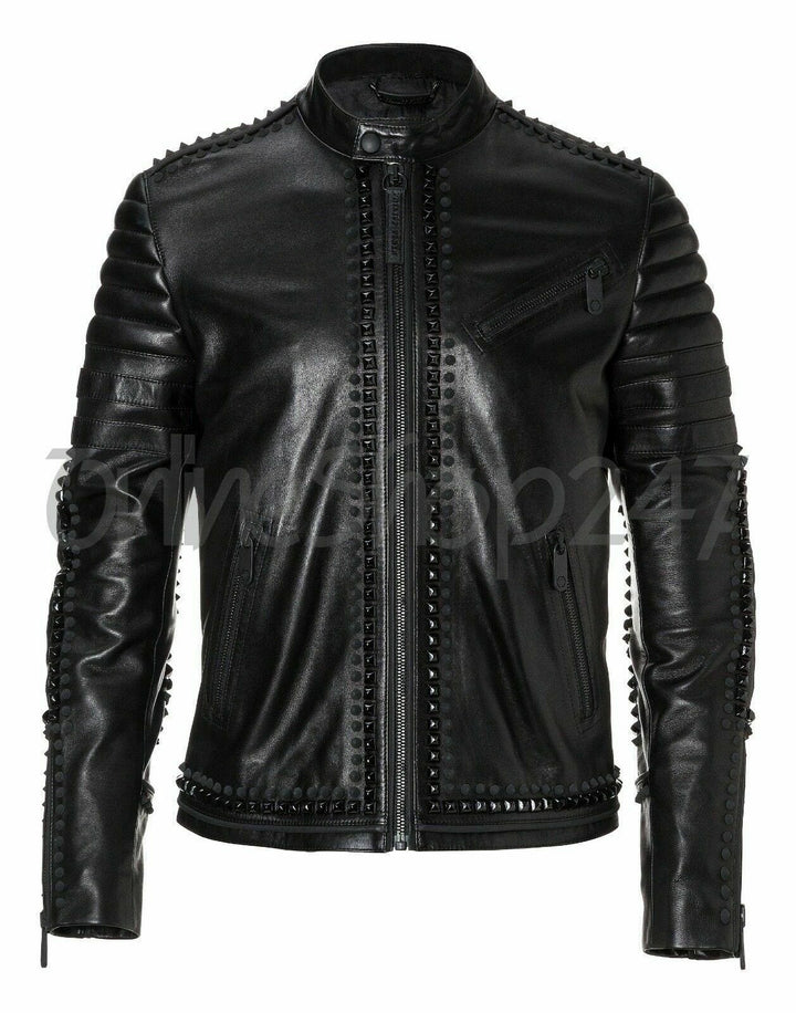 Spiked Leather Jackets – MARA Leather